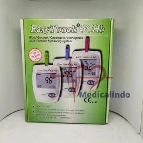 Jual Alat Easytouch GCHB 3in1 Cek Kolestrol HB Gula Darah Hemoglobin ET ...