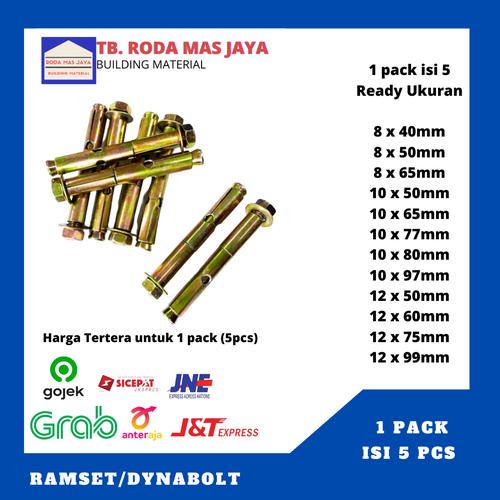 Jual Dynabolt/Ramset/Dinabolt Baut Beton Ramset - 12x75mm - Kota Bandung - TB. Roda Mas Jaya ...