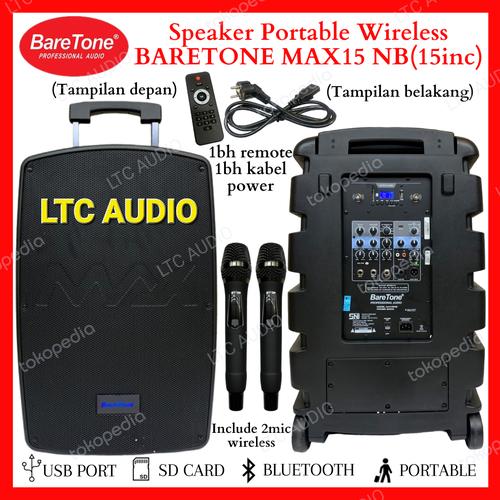 Jual Speaker portable baretone max15nb max 15nb 800watt 15 inch ...