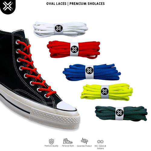 Jual Tali Sepatu Oval Premium Shoelaces Tali Sepatu Sneakers - BLUE ...