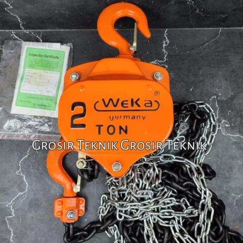 Jual Weka Germany Chain Block 2 ton 5 meter Chain Hoist Heavy Duty ...