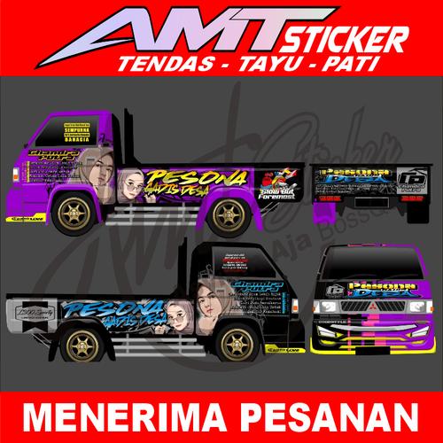 Promo Stiker Decal Full Body Pick Up L300 + Bisa Custom Desain Beda ...