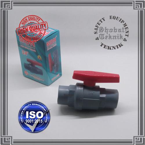 Promo Ball valve/stop kran Pvc 3/4" balvalve/bolvalve/stop keran - Kota ...