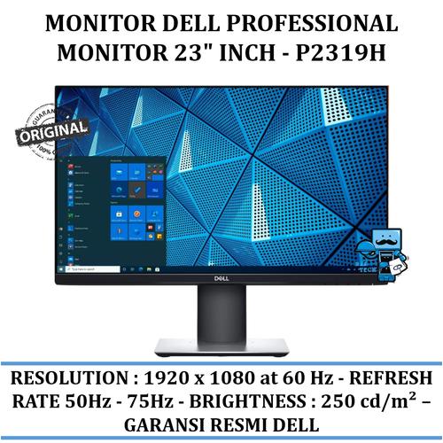 Jual Monitor Dell Professional Monitor 23" Inch - P2319h - Garansi ...