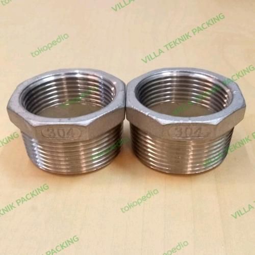 Jual Vlok Ring Stainless Steel SS304 Drat 4" x 3" inch / Bushing ...