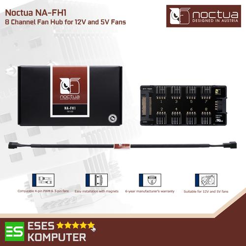 Jual Noctua NA-FH1 8-Port Fan Hub for 12V and 5V Fans with Protections - Kota Bandung - ESES ...
