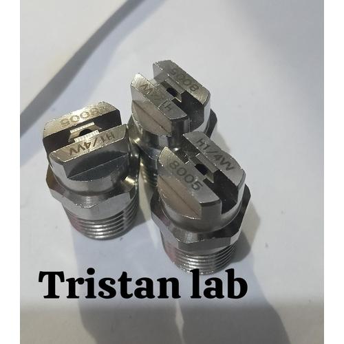 Jual Nozzle V jet Stainless 1/4 ( 8005 ) V1/4 Jet Flat Fan Spray Nozzle ...