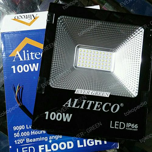 Jual Lampu Tembak/Sorot LED 100 Watt (100 W) ALITECO LED 100W Flood Light - Kota Bandung ...