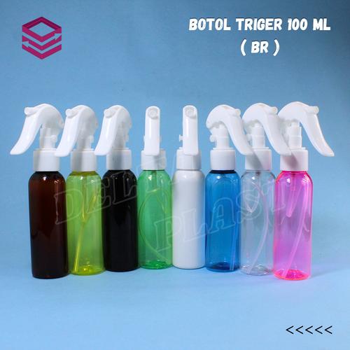 Jual botol spray 100 ml triger putih / botol triger 100ml tutup putih ...