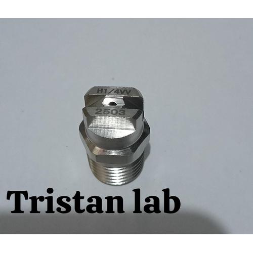 Jual Nozzle V jet Stainless 1/4 ( 2503 ) V1/4 Jet Flat Fan Spray Nozzle ...
