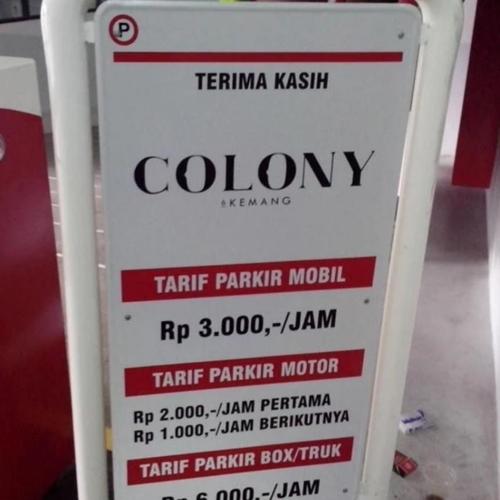 Jual Signage Tarif Parkir. Palang Parkir Otomatis - Kota Surabaya ...