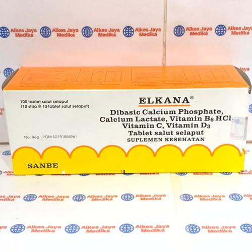 Jual Elkana Box Isi 100 Tablet - Multivitamin & Mineral - Kota Tangerang - alkes jaya medika ...