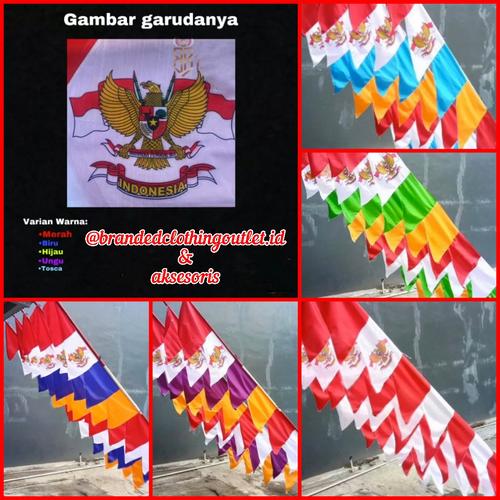 Jual BENDERA UMBUL UMBUL GARUDA INDONESIA 8 MATA / BENDERA ZIG ZAG - 02 - Kab. Deli Serdang ...