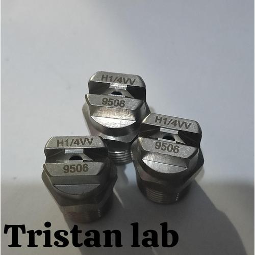 Jual Nozzle V jet Stainless 1/4 ( 9506 ) V1/4 Jet Flat Fan Spray Nozzle ...