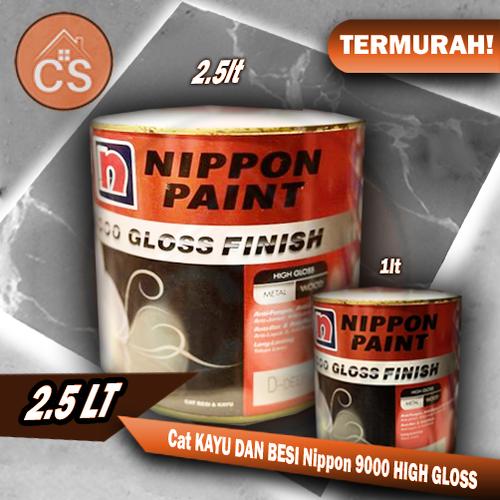 Jual NIPPON 9000 GLOSS FINISH Cat Minyak utk kayu dan besi uk 2.5L ...