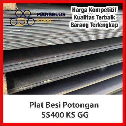 Jual Plat Besi Potongan SS400 KS GG / Plat esser A36 | Harga per 1 cm2 ...