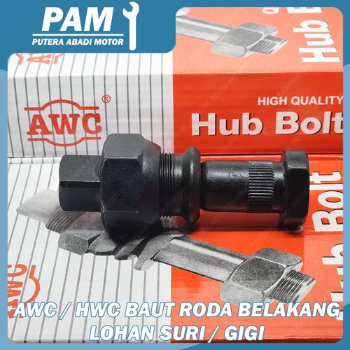 Jual Baut Roda Belakang Lohan Suri / Gigi Merk AWC HWC Hub Bolt - Kanan ...