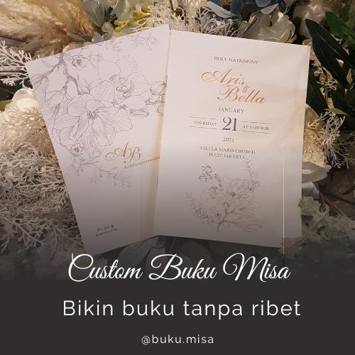 Jual Custom Buku Misa Pernikahan - Holy Matrimony Wedding Book ...