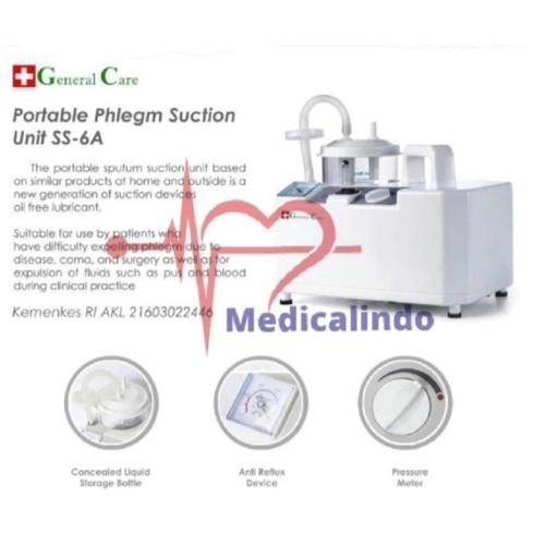 Jual Suction Pump Portable General Care SS-6A Alat Sendok Dahak Lendir ...