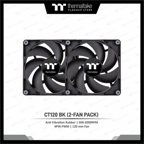Promo Thermaltake CT120 PC Cooling Fan (2-Fan Pack) Cicil 0% 3x ...