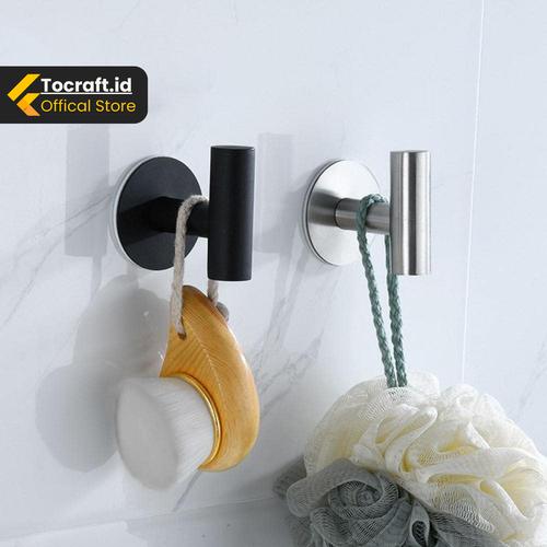 Promo Gantungan Handuk Tempel Dinding Hook Hanger Stainless Steel ...