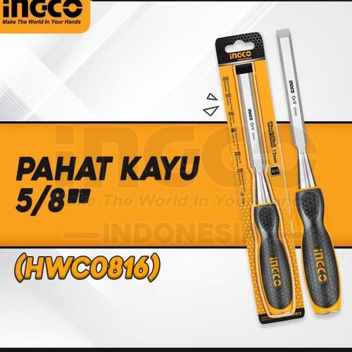 Jual Ingco Pahat Kayu Wood Chisel Ukuran Lebar 16Mm 5/8 Inch Panjang ...