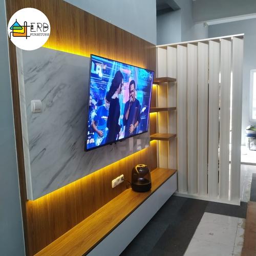 Jual backdrop tv custom - Kota Depok - Erd furniture | Tokopedia