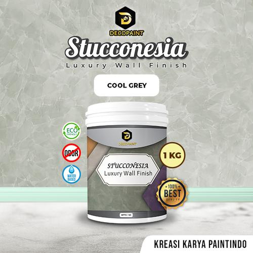 Jual Cat Tembok Dekoratif Stucco | Stucconesia Cool Grey 1 kg - Jakarta ...