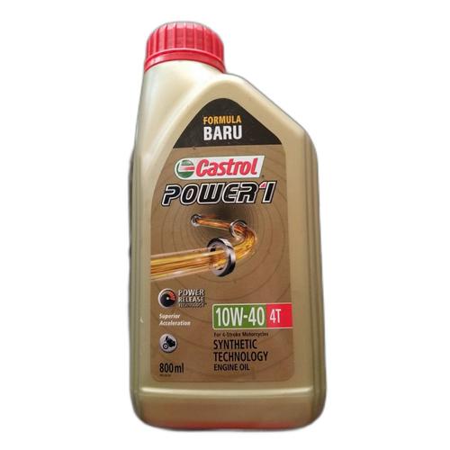 Jual Oli mesin 4T 10W-40 800ML merk CASTROL POWER 1 - Kota Tangerang ...