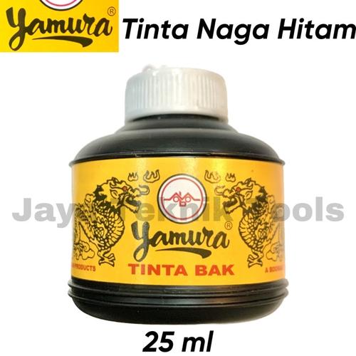Jual Tinta Hitam Yamura Naga Kecil Hitam Black Ink Sipatan Benang ...