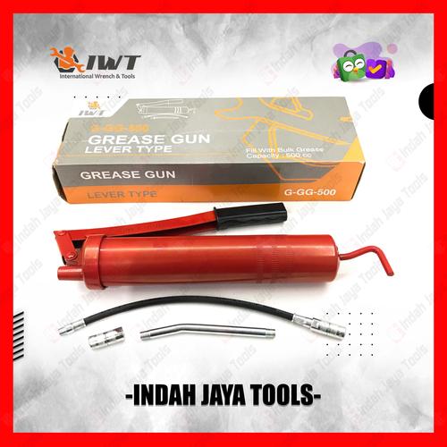 Jual IWT Grease Gun 500 CC - Pompa Oli Gemuk Tangan Stempet 500cc ...