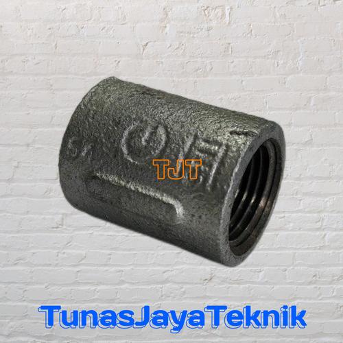 Jual Socket gip 1-1/2" sambungan pipa besi galvanized (3 variasi ...