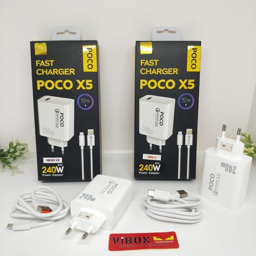 Jual Charger Ori 100% xiaomi pocophone poco X5 240w Support ...