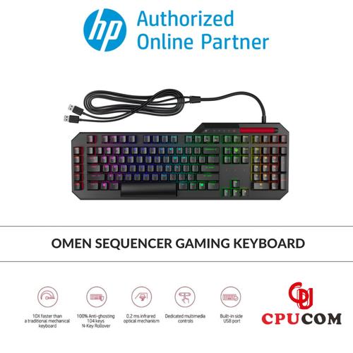 Jual OMEN by HP Sequencer Gaming Keyboard - Jakarta Pusat - CPUCOM - HP ...