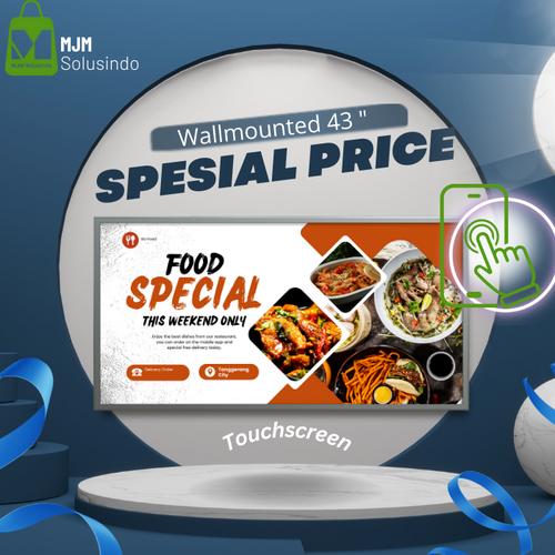 Jual Digital Signage Touchscreen 43 Inchi Wallmount Player High Quality ...