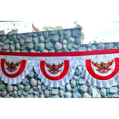 Jual bendera backgroun polos /bendera merah putih /umbul umbul gelombang - Jakarta Pusat ...