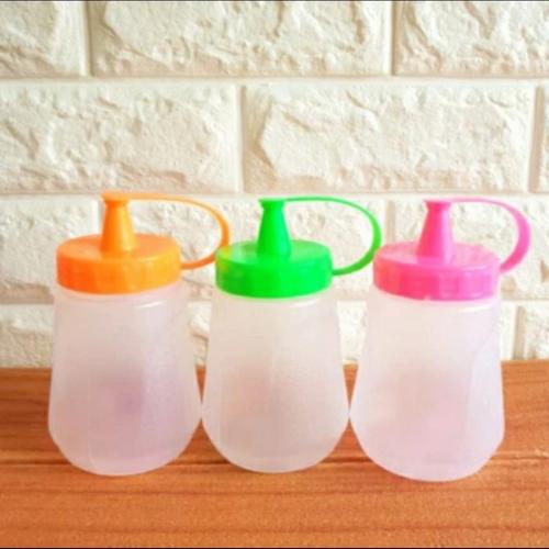 Jual Botol kecap/ Botol Saos Kecil 300 ml Pamela / Botol sambal Kecil ...