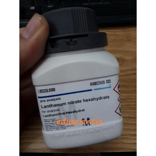 Jual Lanthanum nitrate hexahydrate, 100 Gr, MERCK, 105326 - Jakarta ...