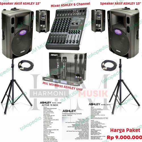 Jual Paket Sound System ASHLEY - Speaker ASHLEY Portable - GARANSI ...