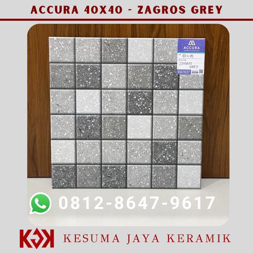 Jual Keramik 40x40 Kasar Accura Zagros Grey Zagros Beige Zagros Natura ...