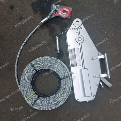 Jual Tirfor Jack Wire Rope Pulling Hoist 3200 Kg × 20 Meter Merk ...