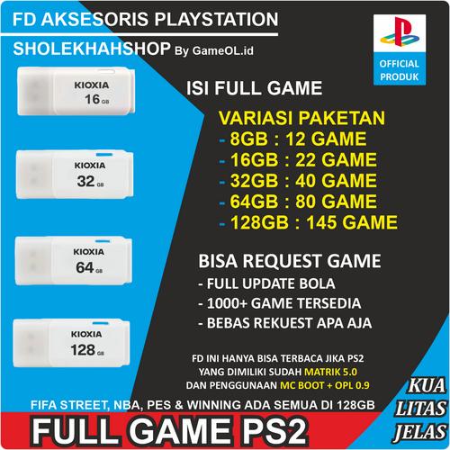 Jual Flashdisk Full Isi Game PS2 - Bebas Pilih Judul - Kab. Gunungkidul ...