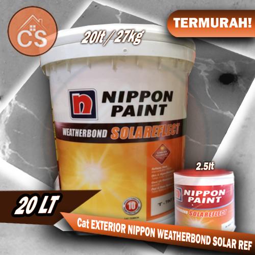 Jual Cat Tembok Weatherbond Solar Reflect Exterior 1 PAIL 20lt - Putih ...