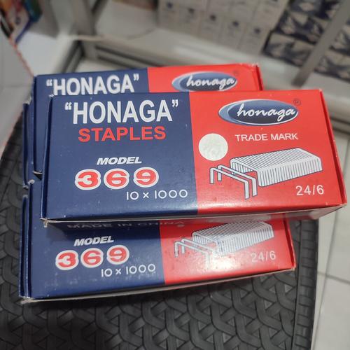 Jual Isi Staples Honaga Besar 369 - Harga Per Pak isi 10 - Kota Medan ...