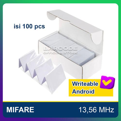 Promo 1 Pack Writable Kartu RFID Mifare 13.56 MHz PVC Android ...