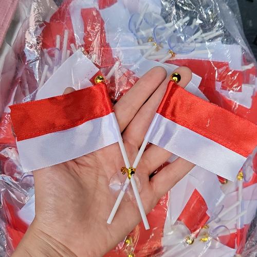 Jual Hiasan Bendera Merah putih Tempelan / bendera merah putih ...