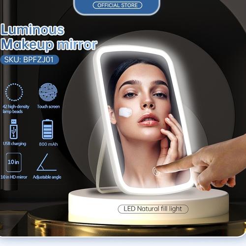 Jual Cermin Lampu LED/Cermin Make Up Meja Dengan Lampur LED Tombol ...