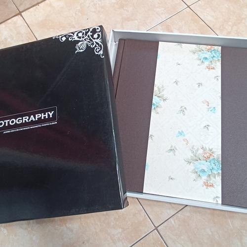 Jual Album foto Magnetik tempel JUMBO isi 10 sheet isi lembaran putih ...