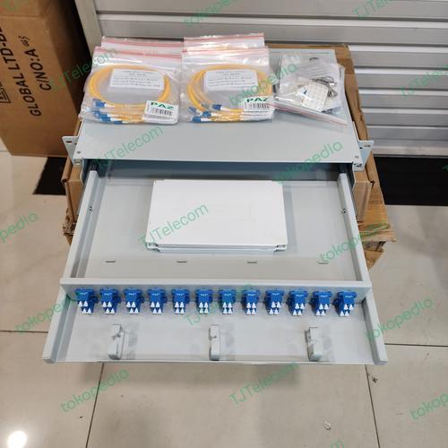 Jual otb rack 48 core LC lengkap merek PAZ Full Original - ukuran 1.5U ...