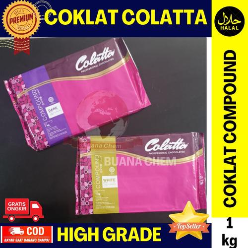 Jual Colatta Dark White Milk Chocolate Compound Coklat Batang 1kg ...